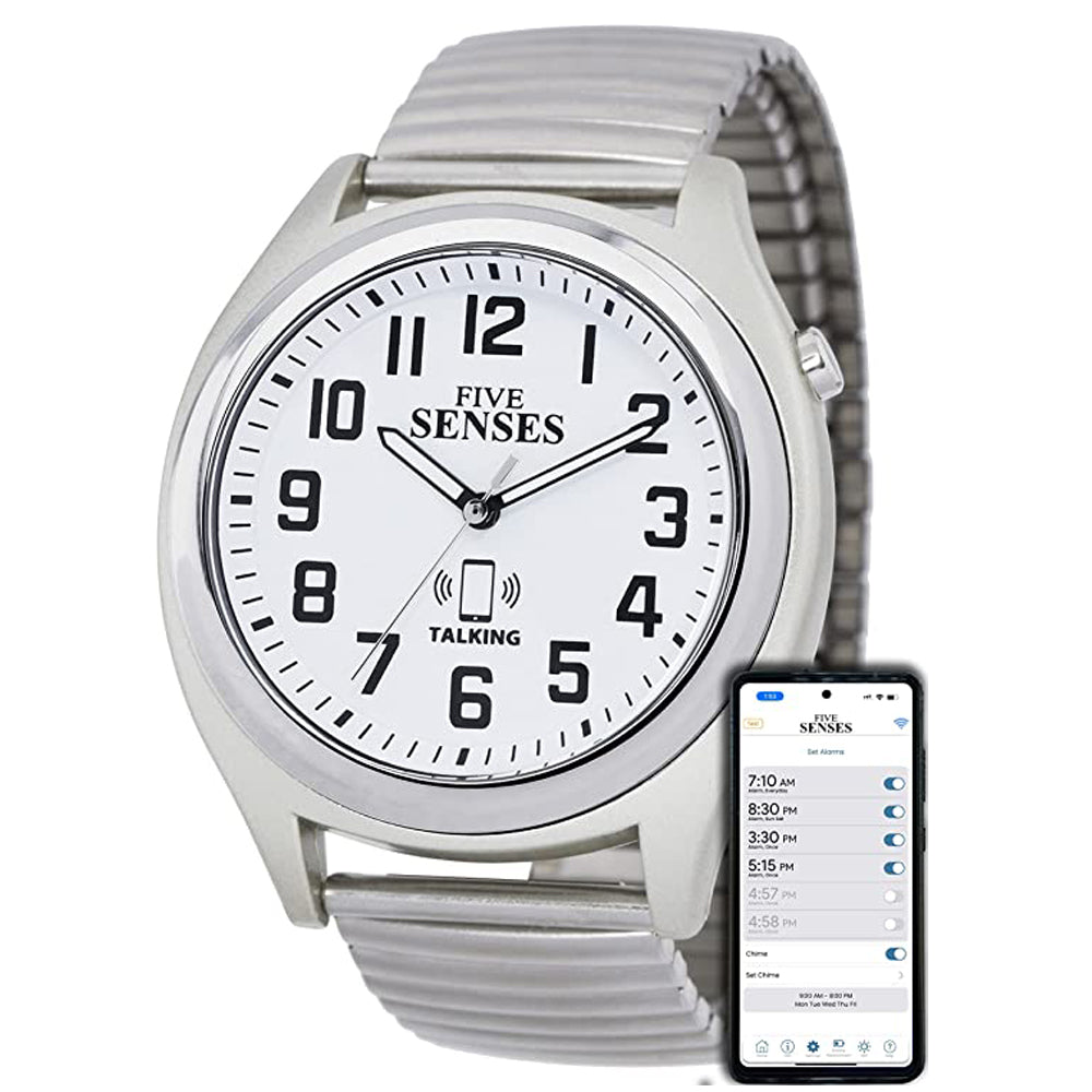 FIVE SENSES - Bluetooth Atomic Talking Watch for Visually Impaired - A ...