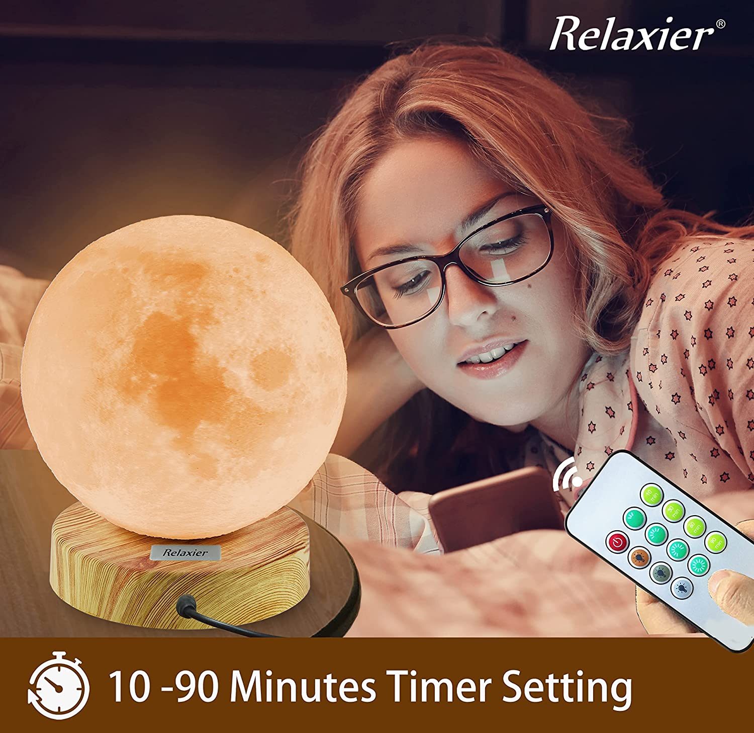 Light Therapy Lamp, Happy Light, 10,000 LUX UV-Free Sun Light, Sunligh ...